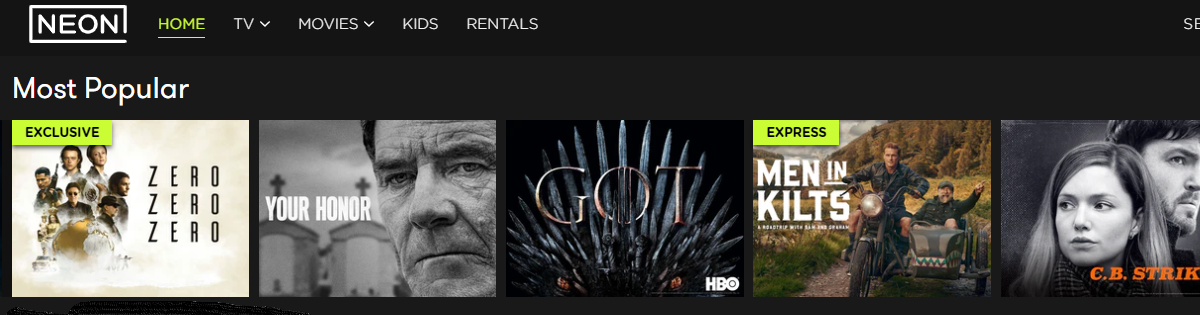 What is Streaming Service NEON? | Canstar Blue